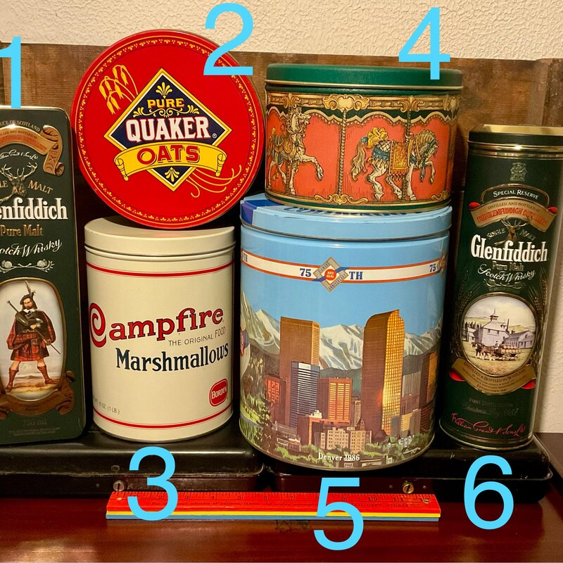 Vintage Food Tin - Etsy