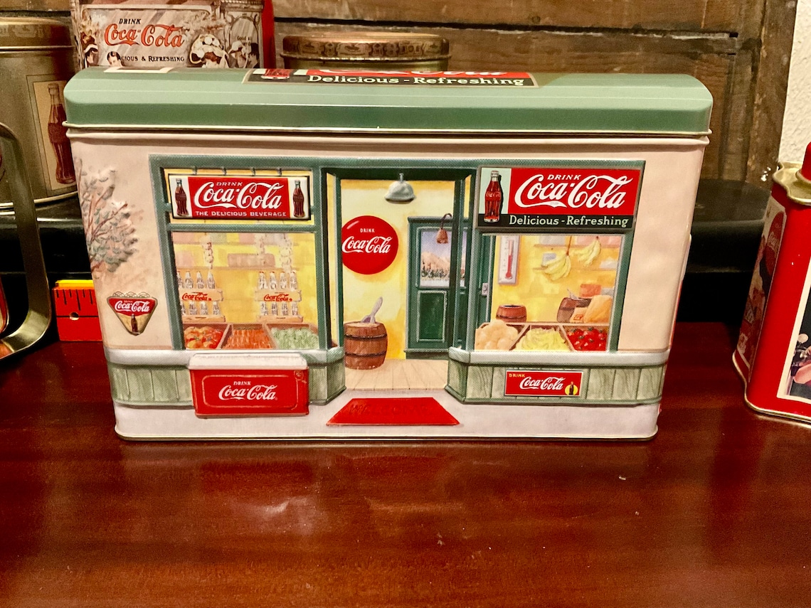 Vintage Collectible Coca-cola Tin Canisters Pick Your Favorite - Etsy