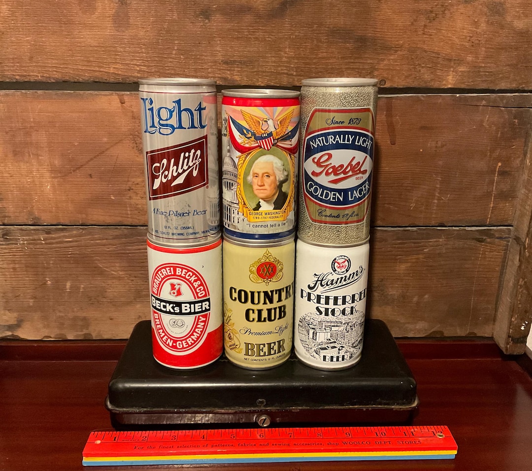 Lot of 6 Vintage Collectible Beer Cans - One Price for All! - Etsy