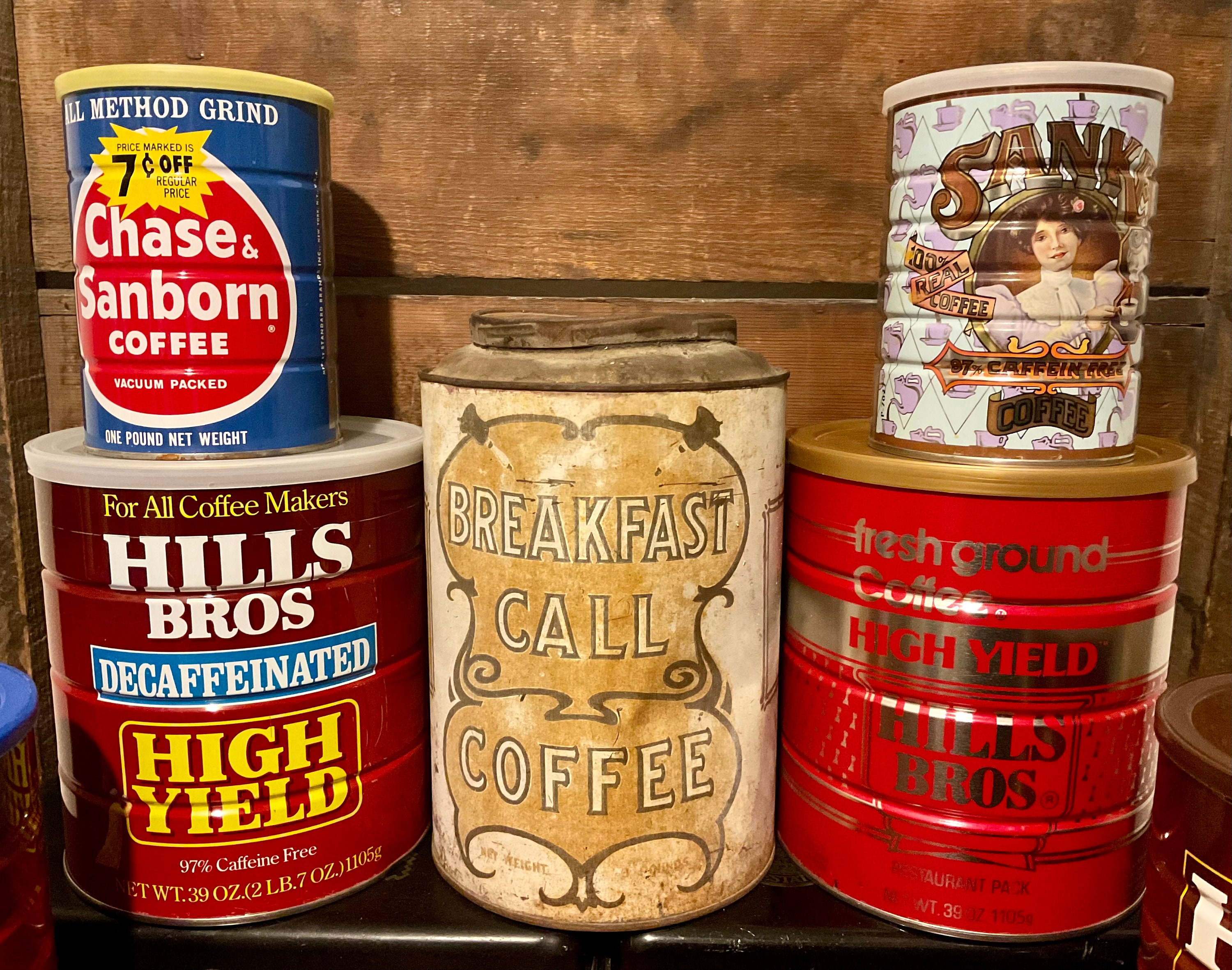 Collectible Vintage Coffee Tin Canisters Pick Your Favorite - Etsy