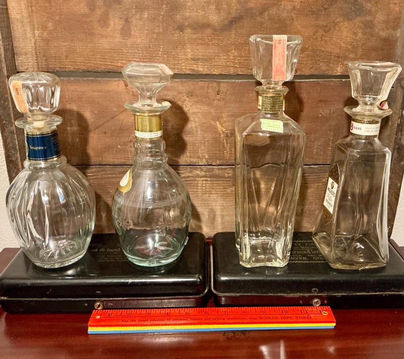 Vintage Collectible Liquor Bottles - Pick Your Favorite! - Etsy