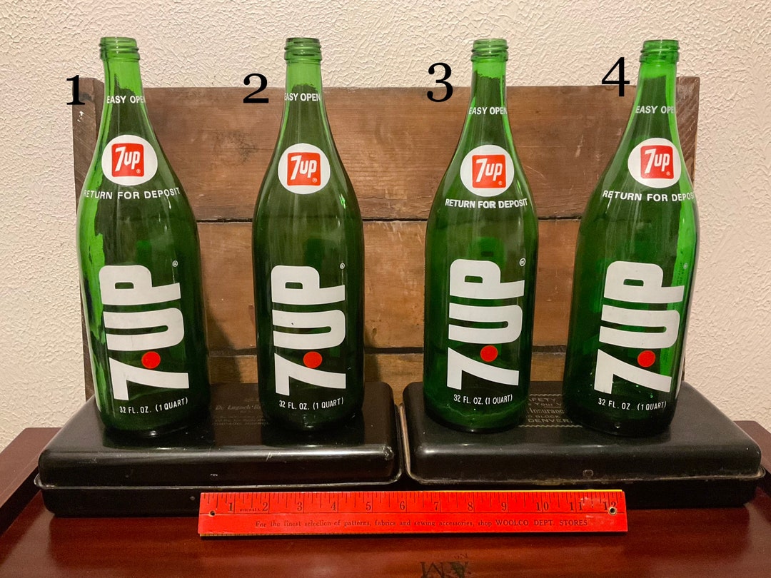 vintage-32oz-7-up-green-glass-bottles-from-the-1970s-pick-your-favorite
