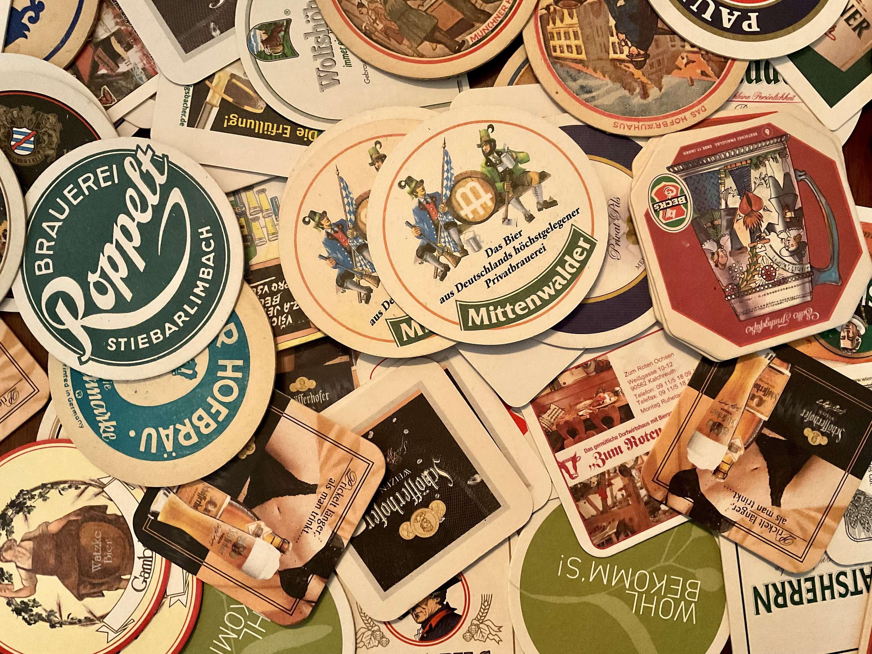 Vintage Beer Coasters From Around the World - Etsy