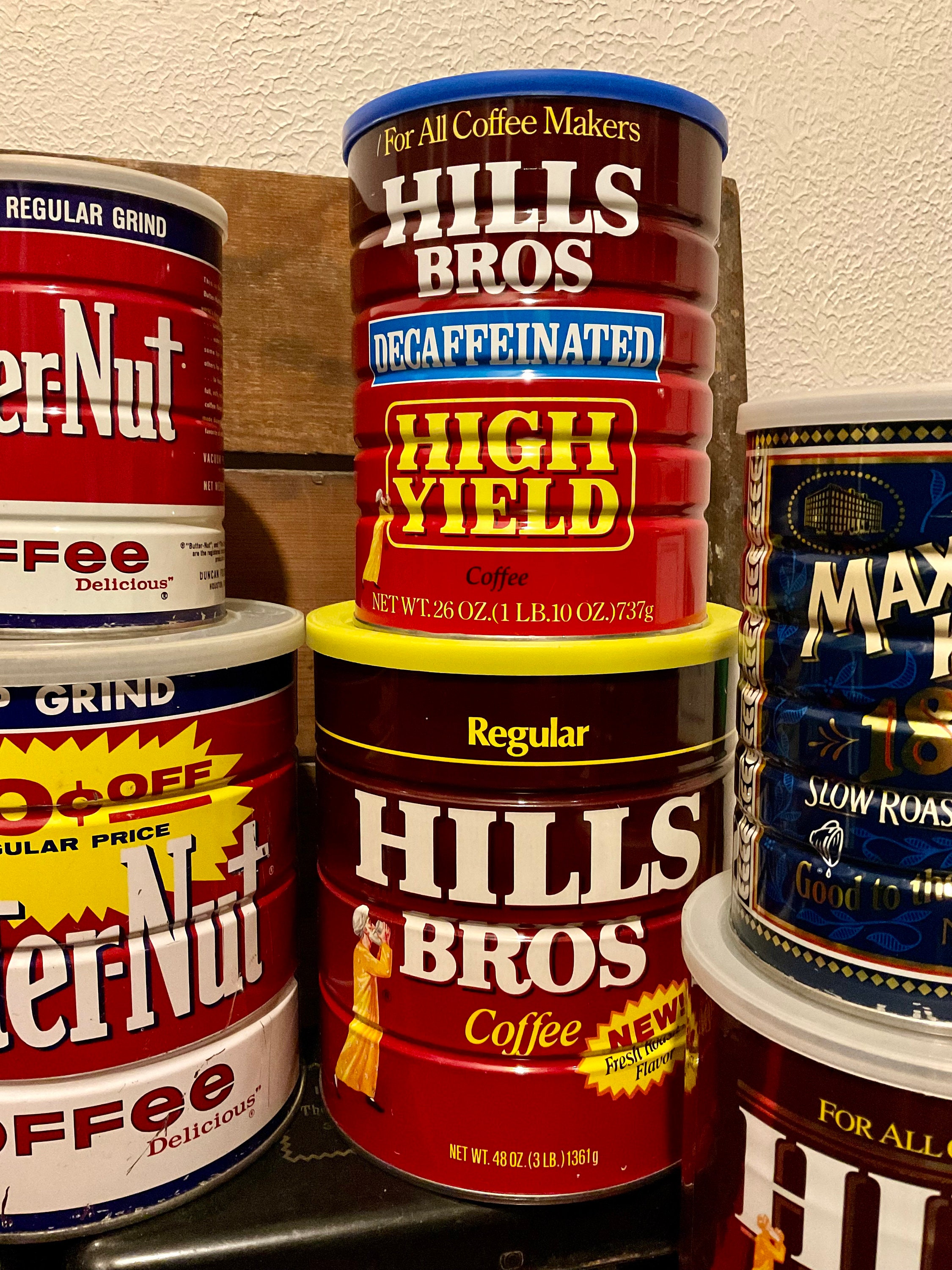 Collectible Vintage Coffee Tin Canisters Pick Your Favorite - Etsy