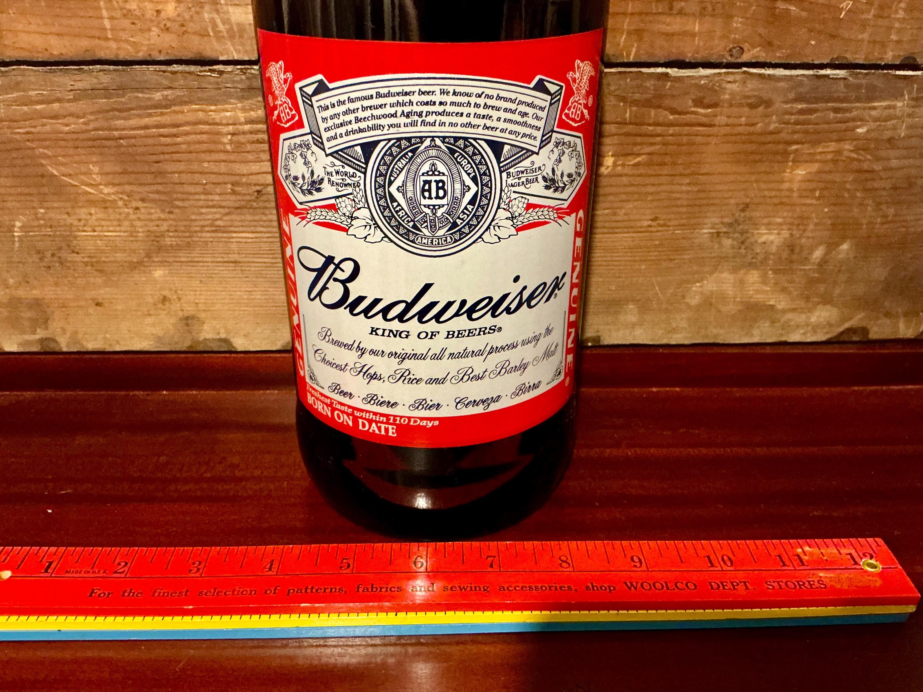 Vintage 1970s Budweiser Beer Display Bottle - Great Condition! - Etsy