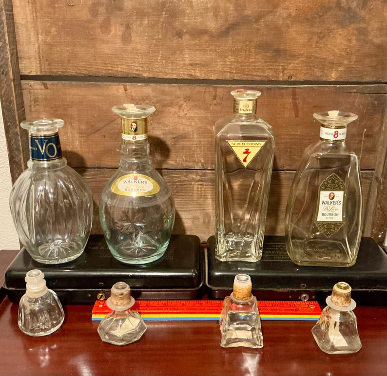 Vintage Collectible Liquor Bottles - Pick Your Favorite! - Etsy