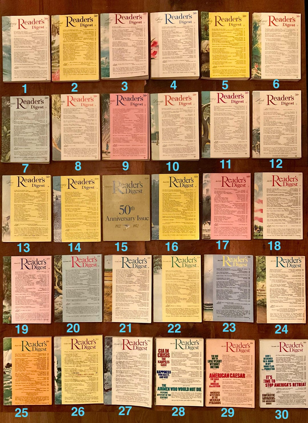 Variety of Vintage 1970s Reader’s Digest Magazines - Pick Your Favorite ...