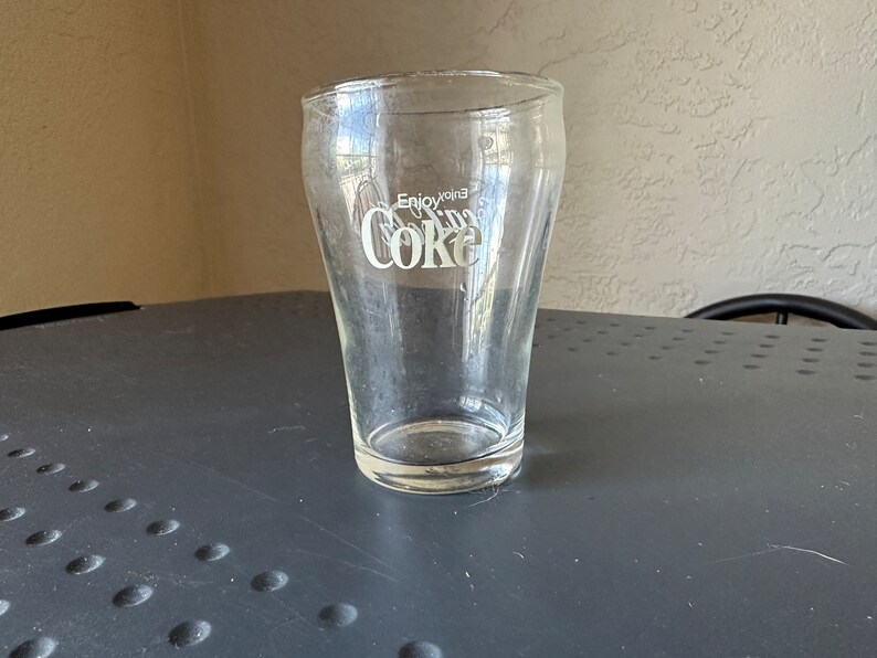 Vintage 7oz Original Coca-cola Fountain Drink Glass Classic Coke ...