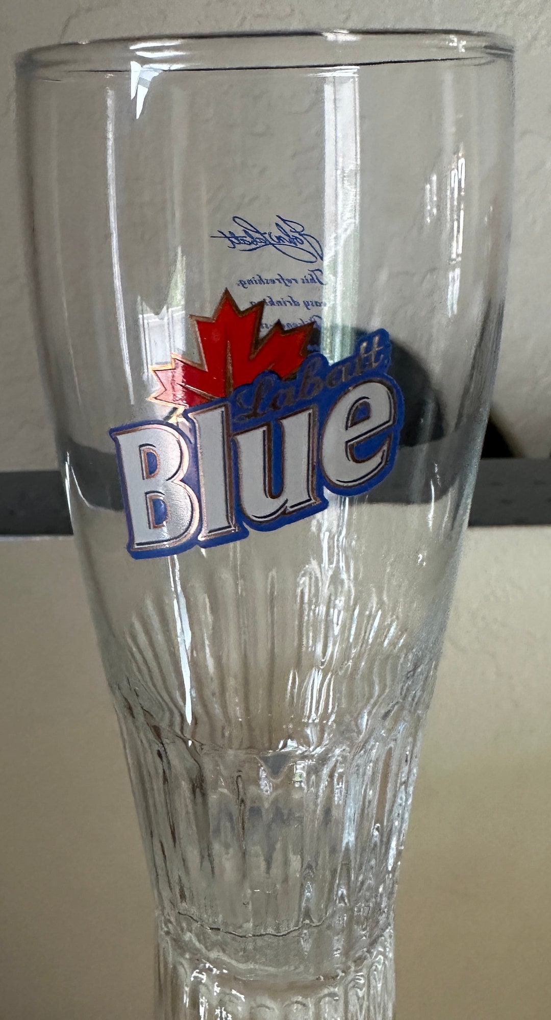 Set of 5 Labatt Blue Pilsner Signature Glass 16oz Pint Beer Glasses ...