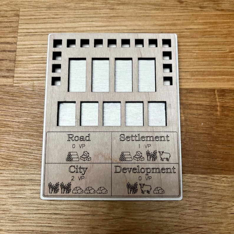 Catan Game Piece Organizer Holder Settlers of Catan Board Game Gift ...