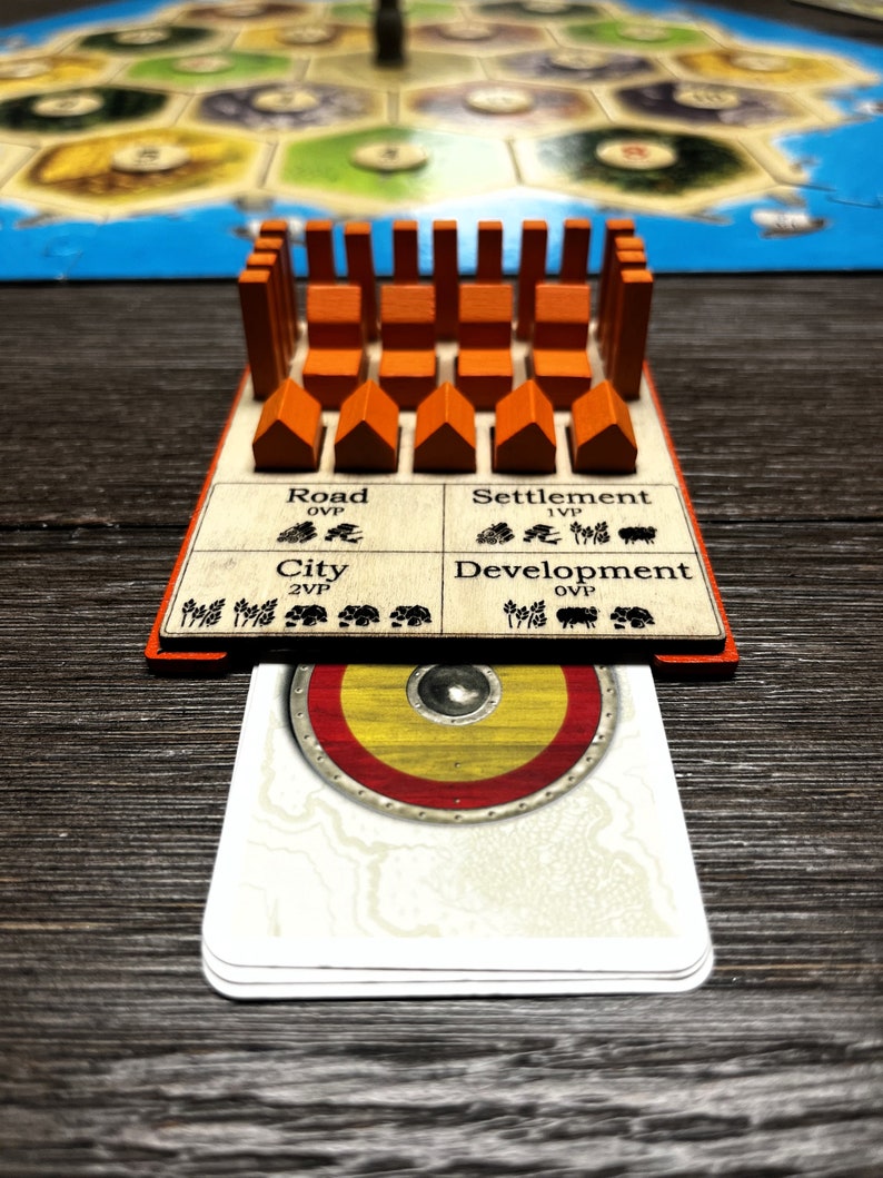 Catan Game Piece Organizer Holder Settlers of Catan Board Game - Etsy