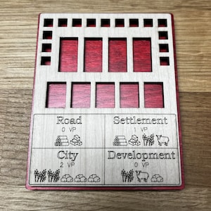 Catan Game Piece Organizer Holder Settlers of Catan Board Game Gift ...