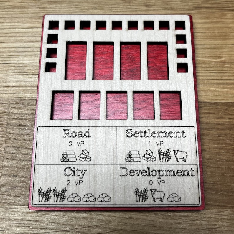 Catan Game Piece Organizer Holder Settlers of Catan Board Game Gift ...