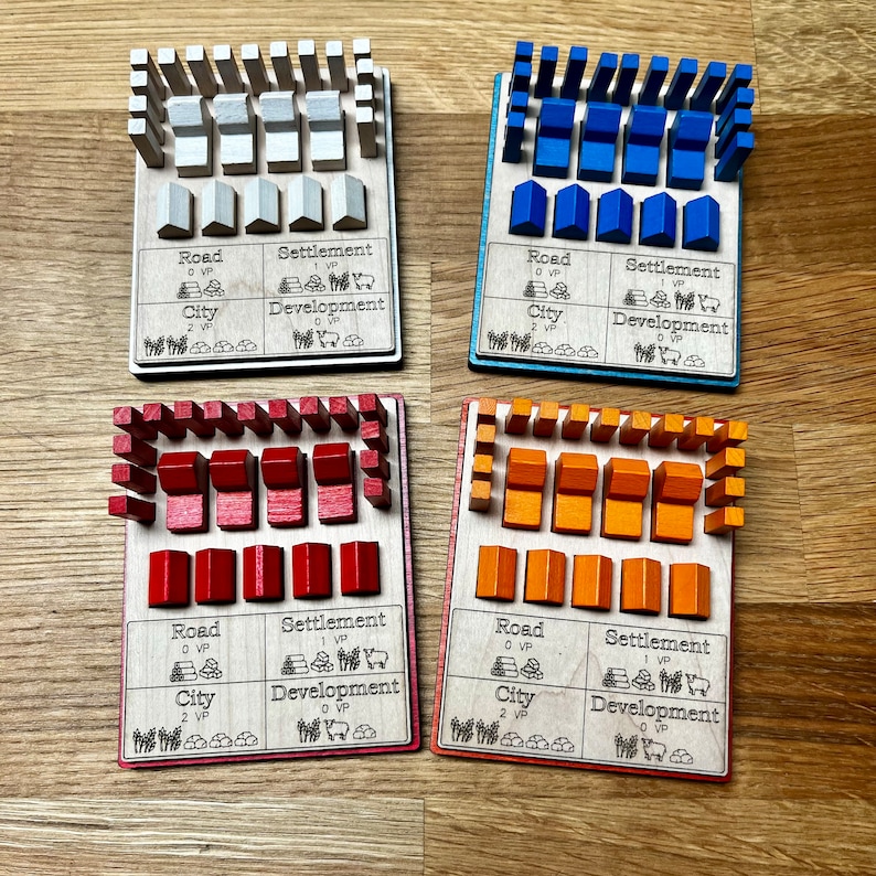 Catan Game Piece Organizer Holder Settlers of Catan Board Game Gift ...