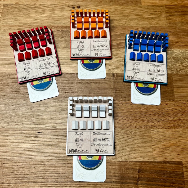 Catan Game Piece Organizer Holder Settlers of Catan Board Game Gift ...