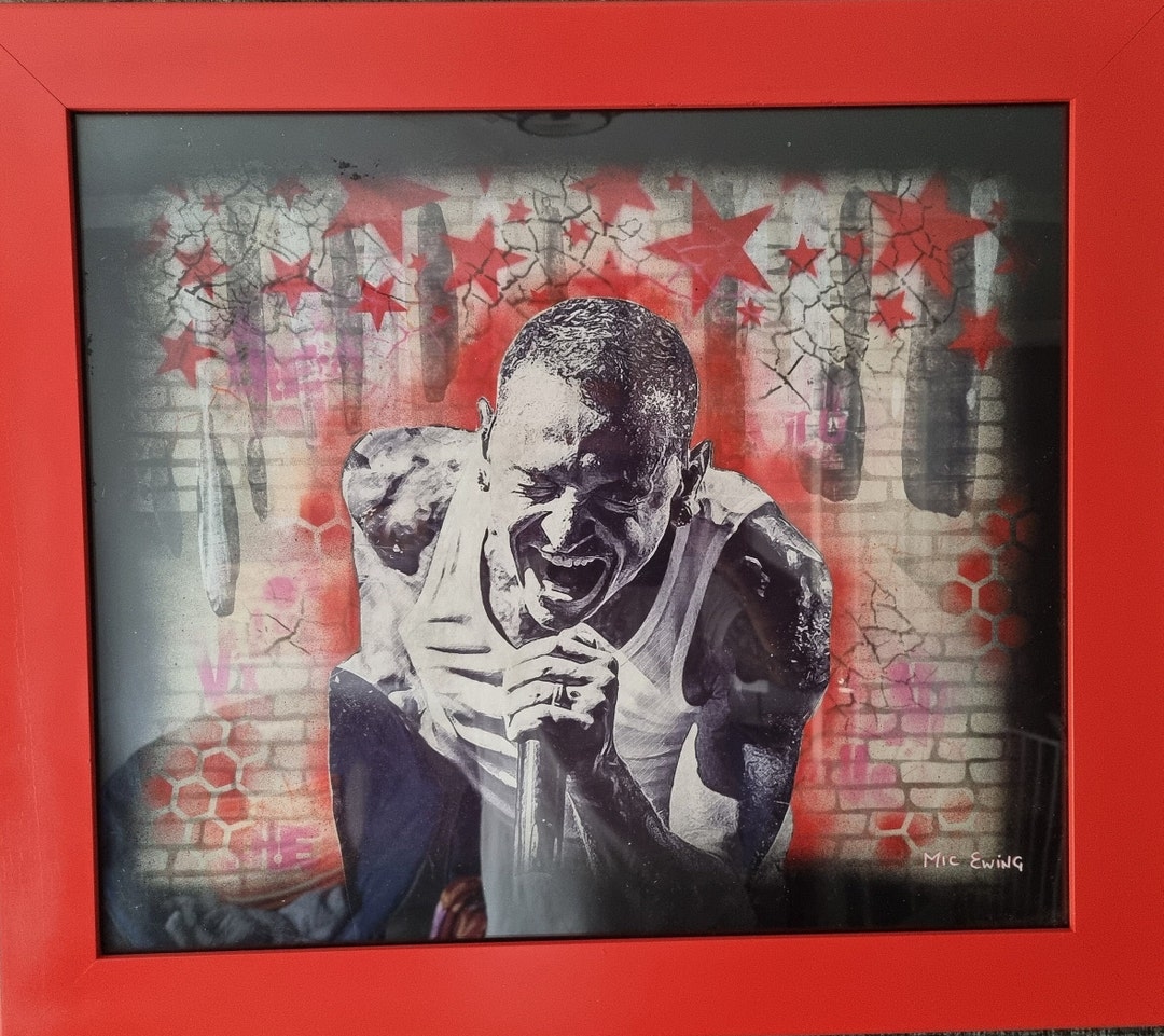 Chester Bennington Painting - Etsy