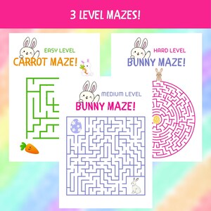 30 Printable Easter Activity Bundle Mazes, Games, Easter Sudoku ...