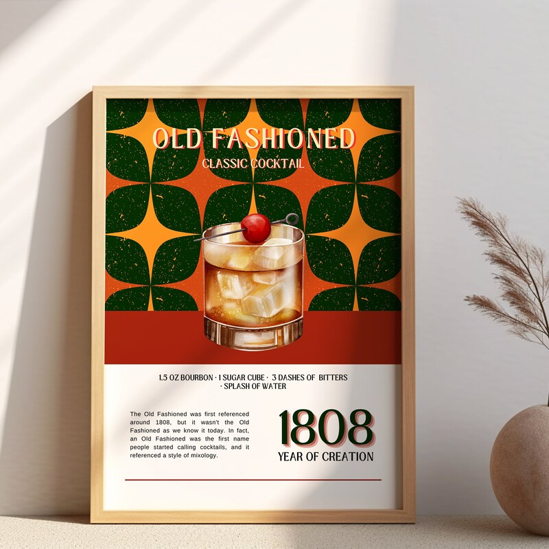 Retro Cocktail Bar - Etsy