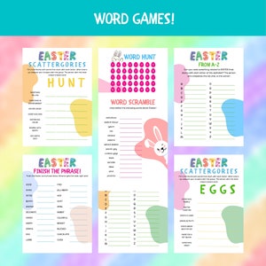 30 Printable Easter Activity Bundle Mazes, Games, Easter Sudoku ...