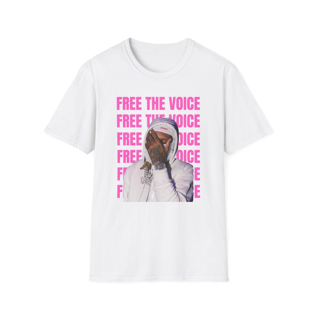 Free Lil Durk Pink Free the Voice T-shirt - Etsy UK