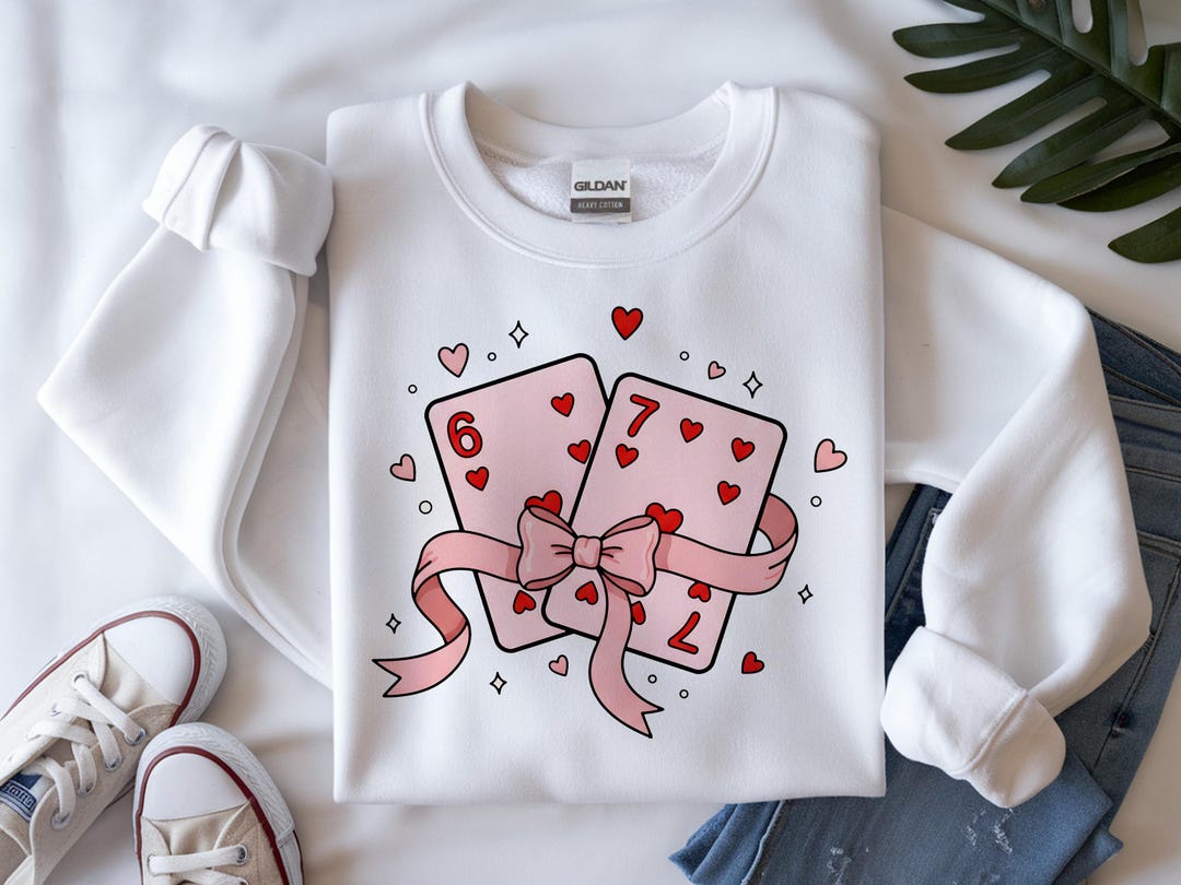 Playing Cards Valentine PNG, Preppy Heart Design (digital Download) - Etsy