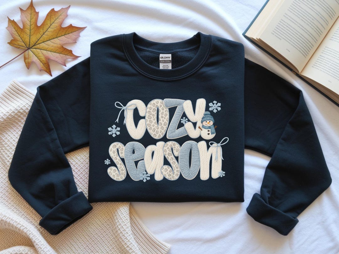 Cozy Season PNG, Chunky Knit, Leopard, Winter Tree (digital Download ...