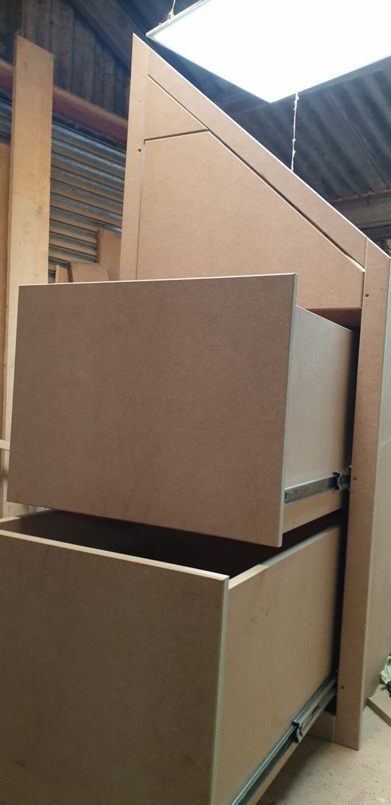 Under Stairs Pull Out Cupboard Bespoke Ref 1 Ladders - Etsy UK