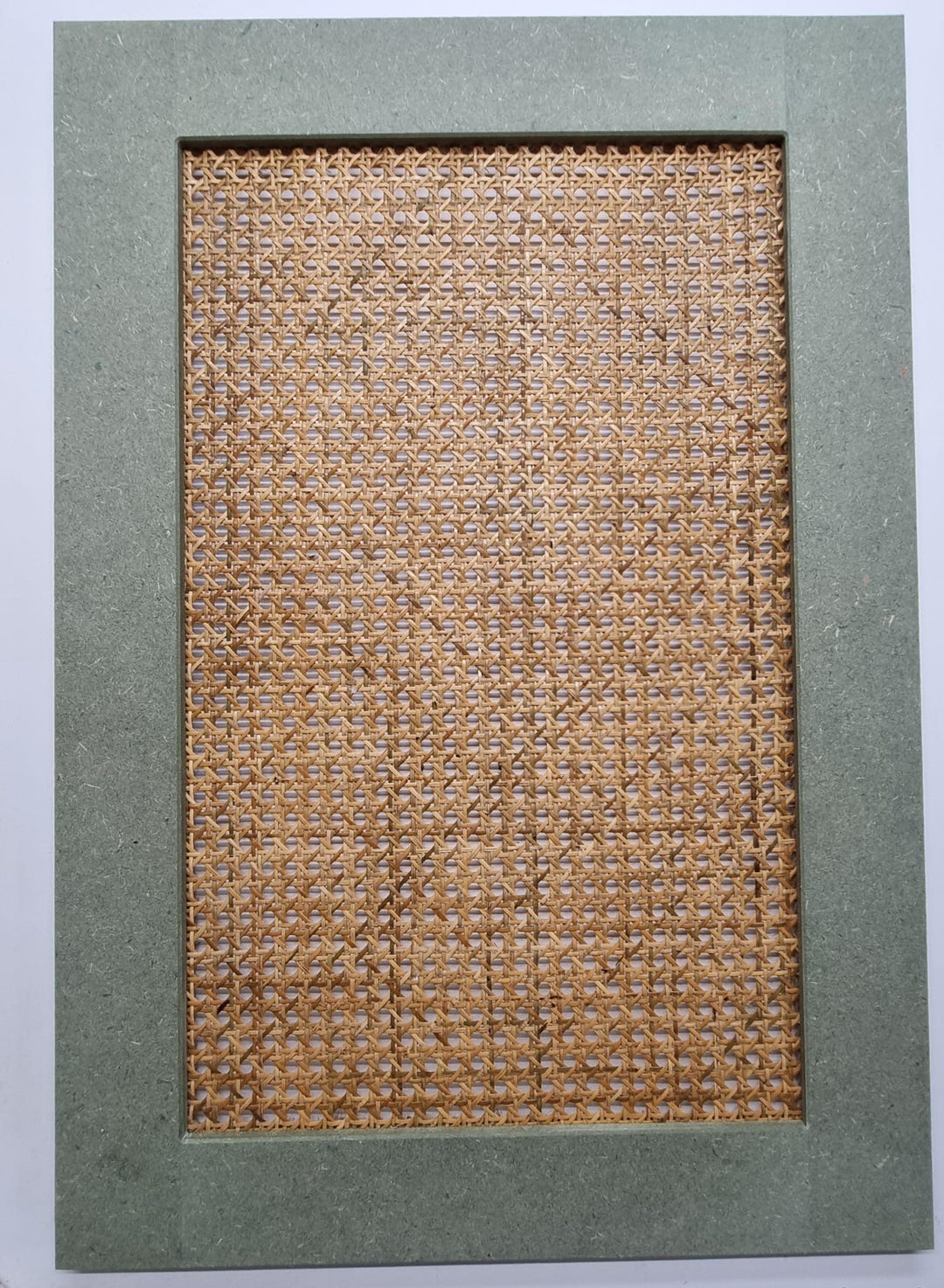 Bespoke Handmade MDF Shaker Style Kitchen Door With Rattan Ref 1 ...