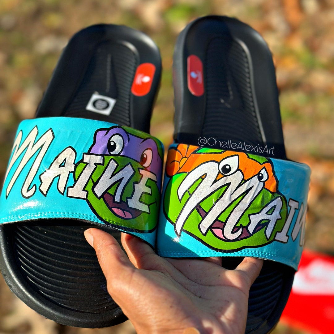 Custom Hand-painted Slides - Etsy