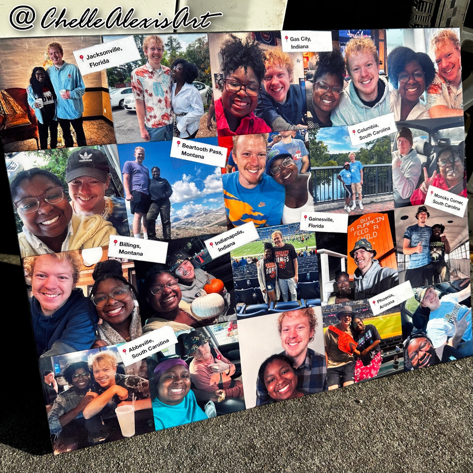 Personalized Photo Collage Canvas - Etsy