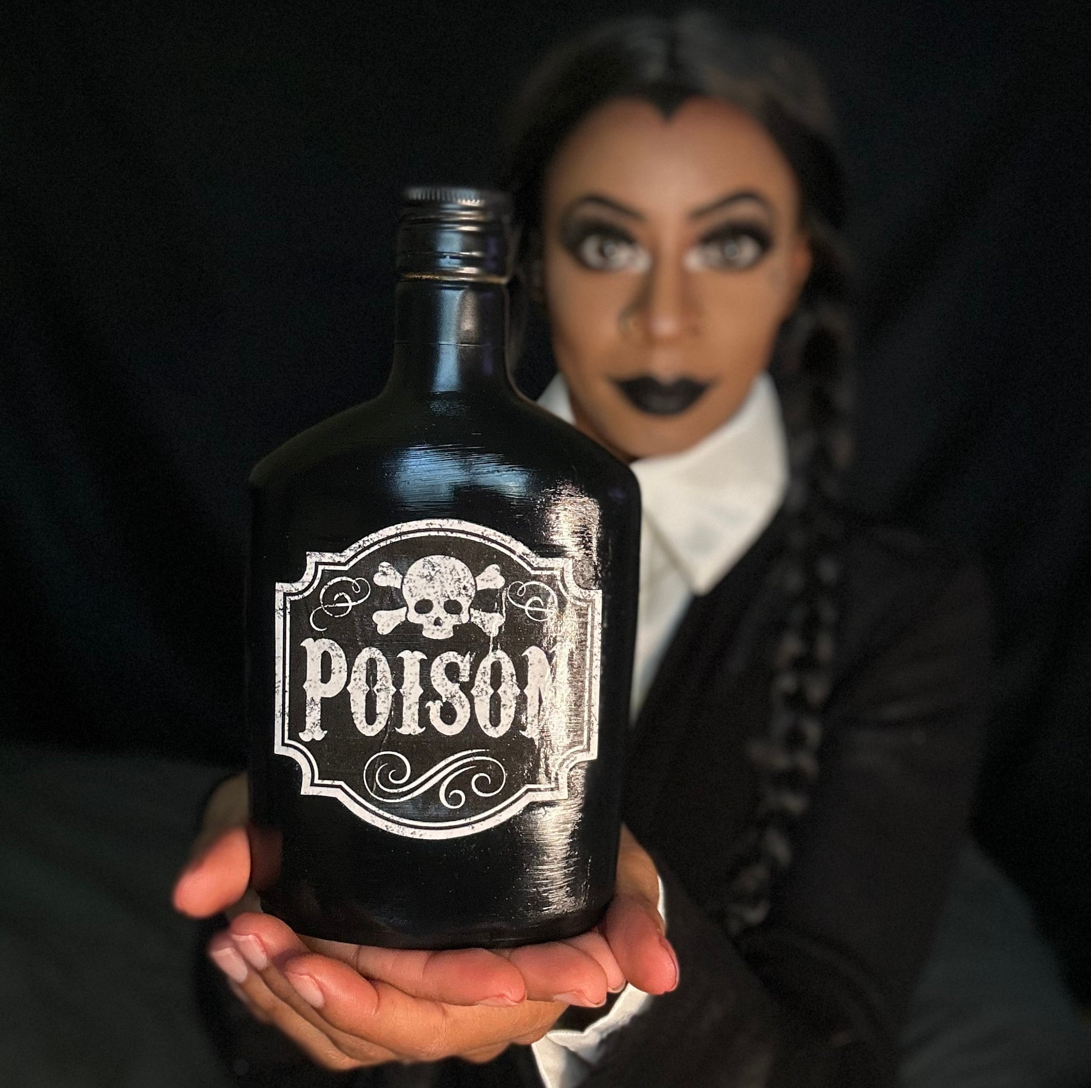 Handmade Prop Glass Poison Bottle - Etsy