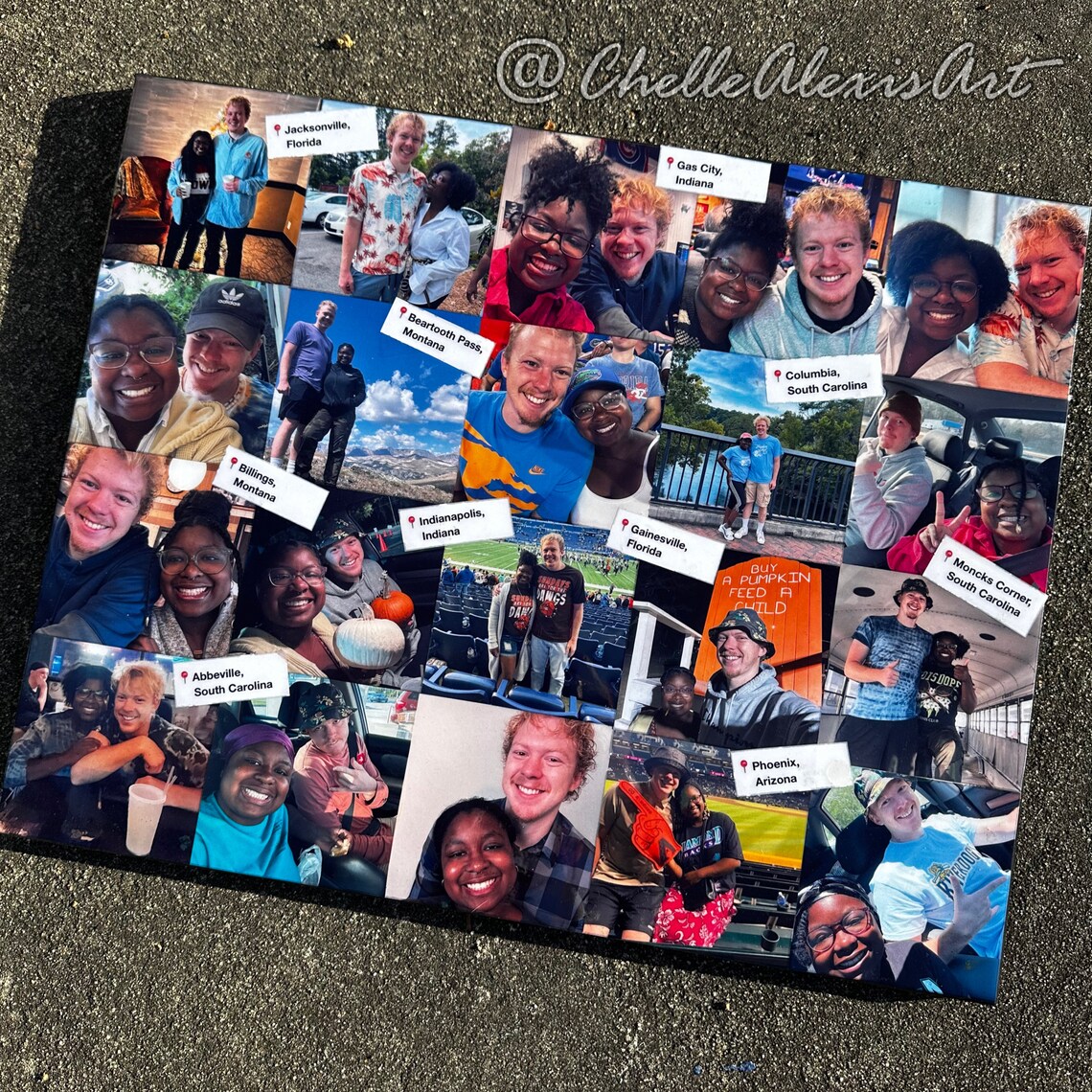 Personalized Photo Collage Canvas - Etsy