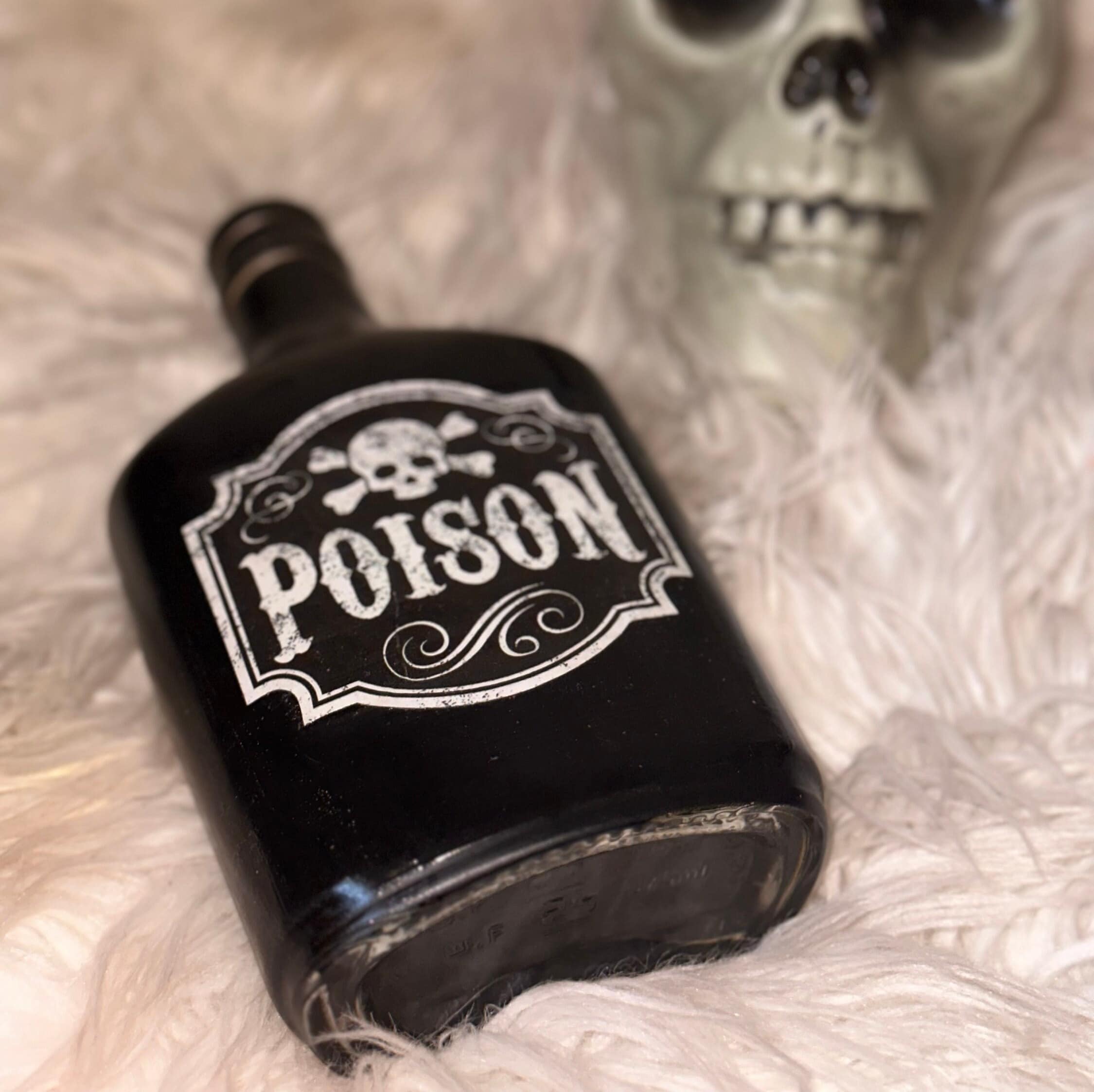 Handmade Prop Glass Poison Bottle - Etsy