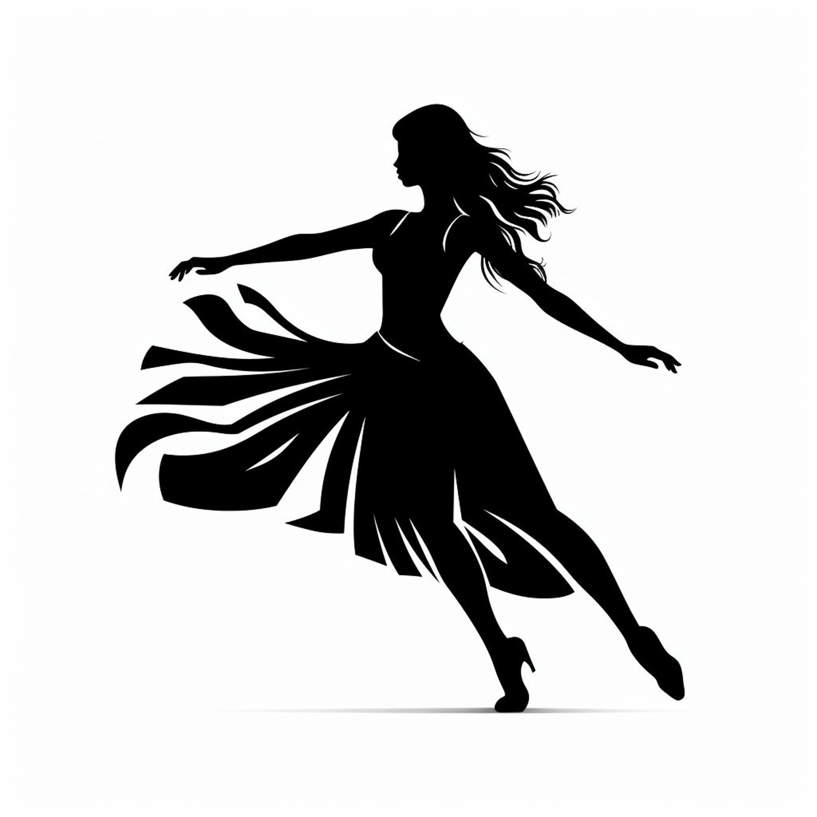 Dancer Silhouette, Enchanting Dance Silhouette, Enchanted Dancer ...