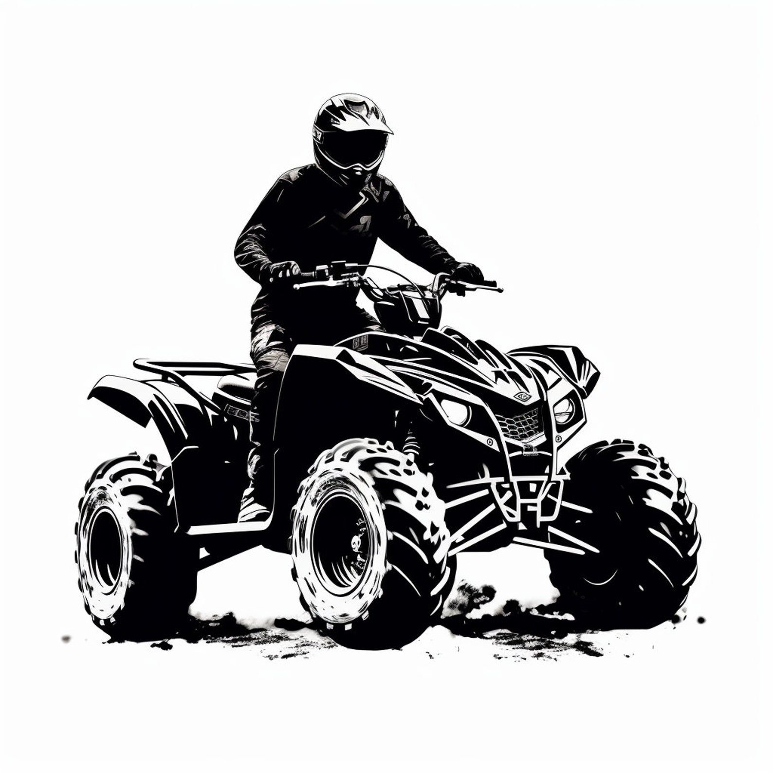 Atv Silhouette Bundle, 99 Powerful Designs for Off-road Enthusiasts ...
