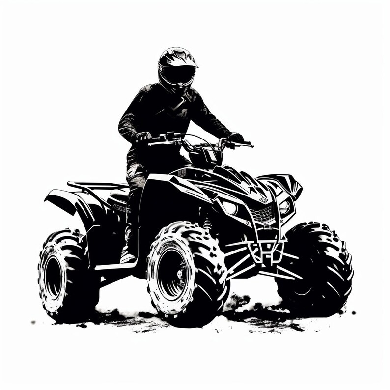 Atv Silhouette Bundle, 99 Powerful Designs for Off-road Enthusiasts ...