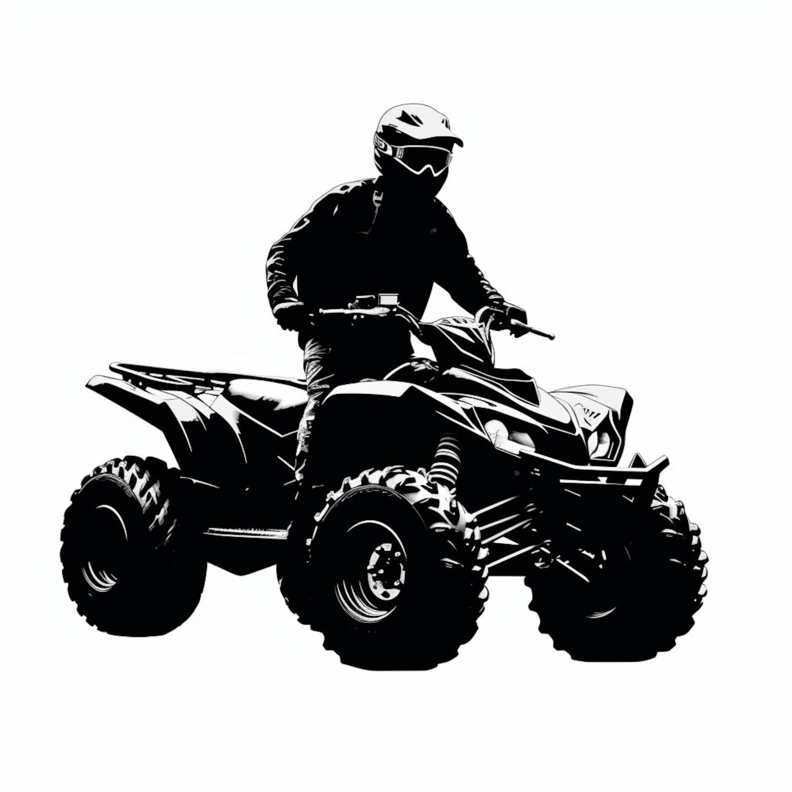 Atv Silhouette Bundle, 99 Powerful Designs for Off-road Enthusiasts ...