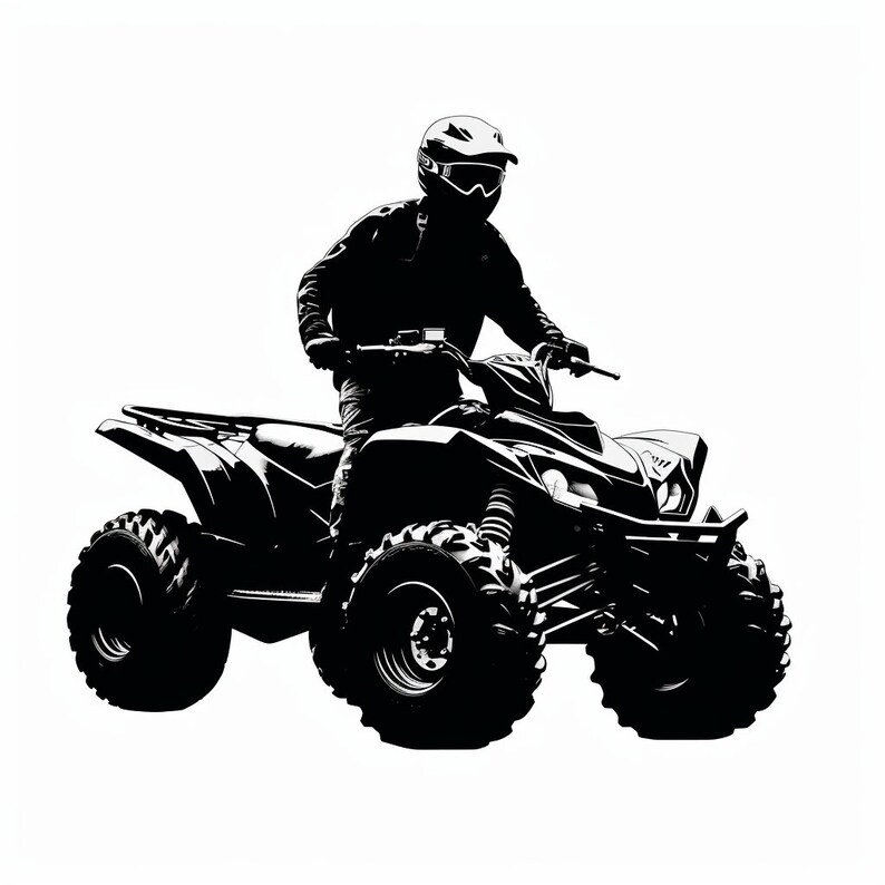 Atv Silhouette Bundle, 99 Powerful Designs for Off-road Enthusiasts ...