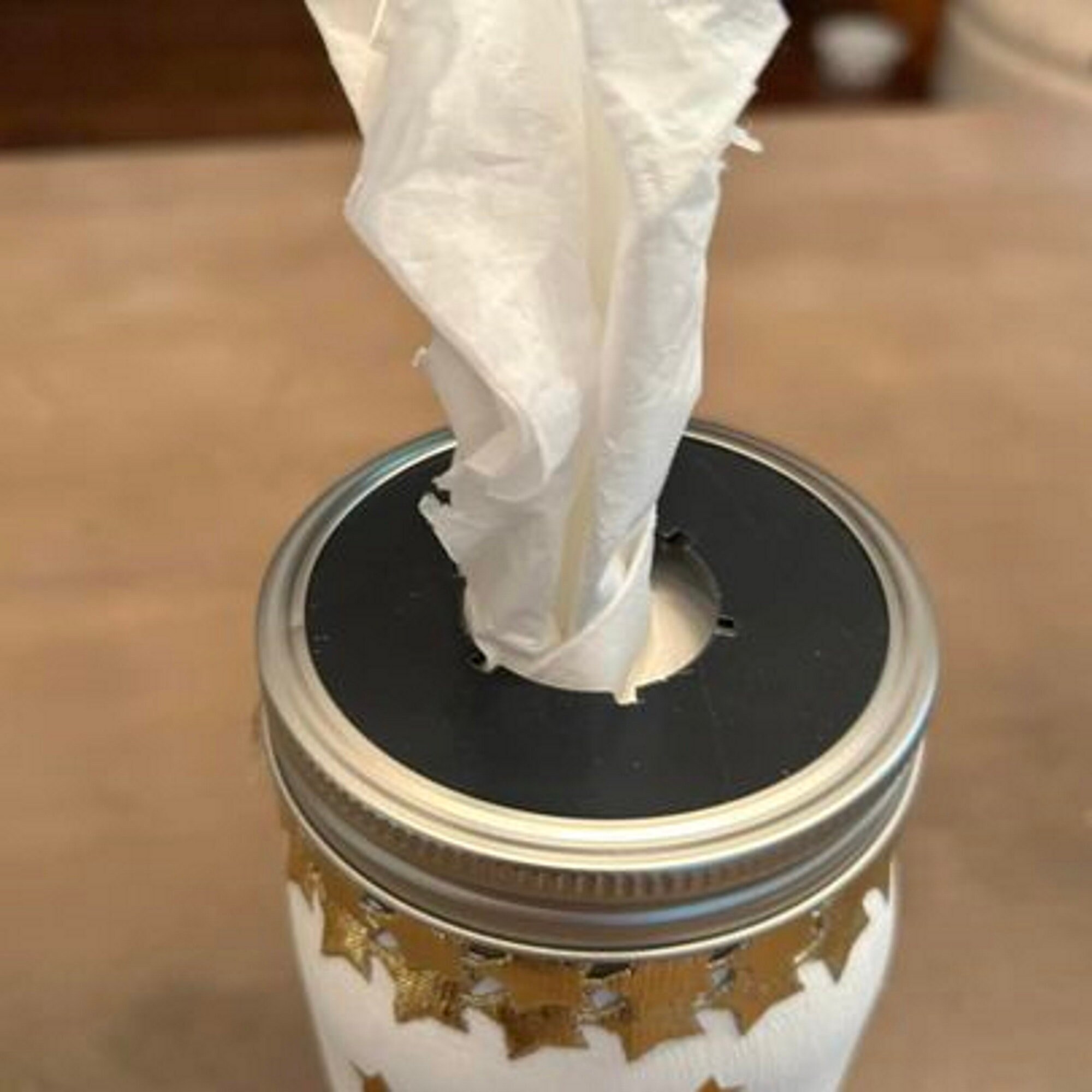 Mason Jar Tissue Dispenser/ Wonder Woman - Etsy
