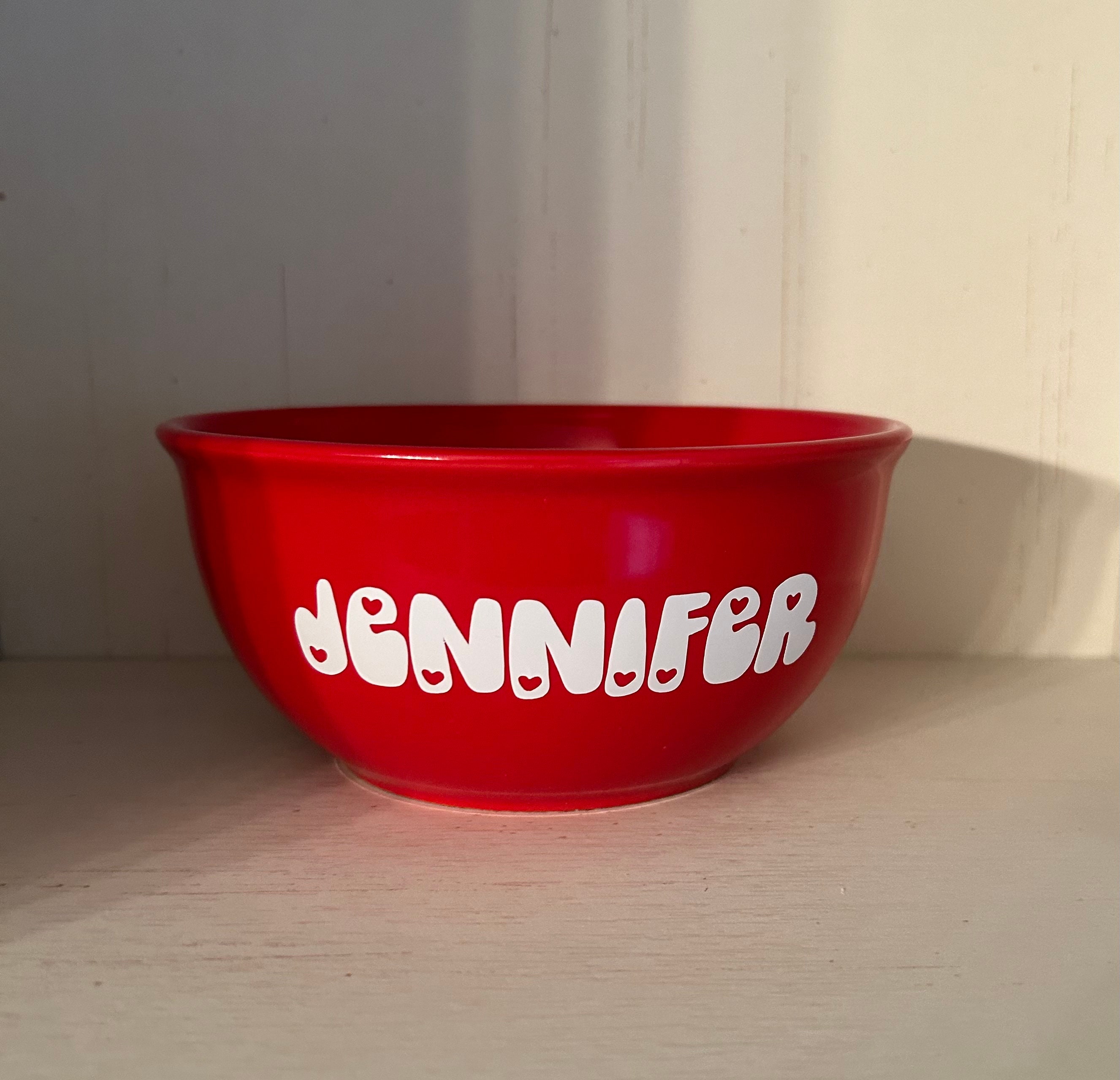 Personalized Cereal Bowl and Mug Set/ Valentine's Day - Etsy