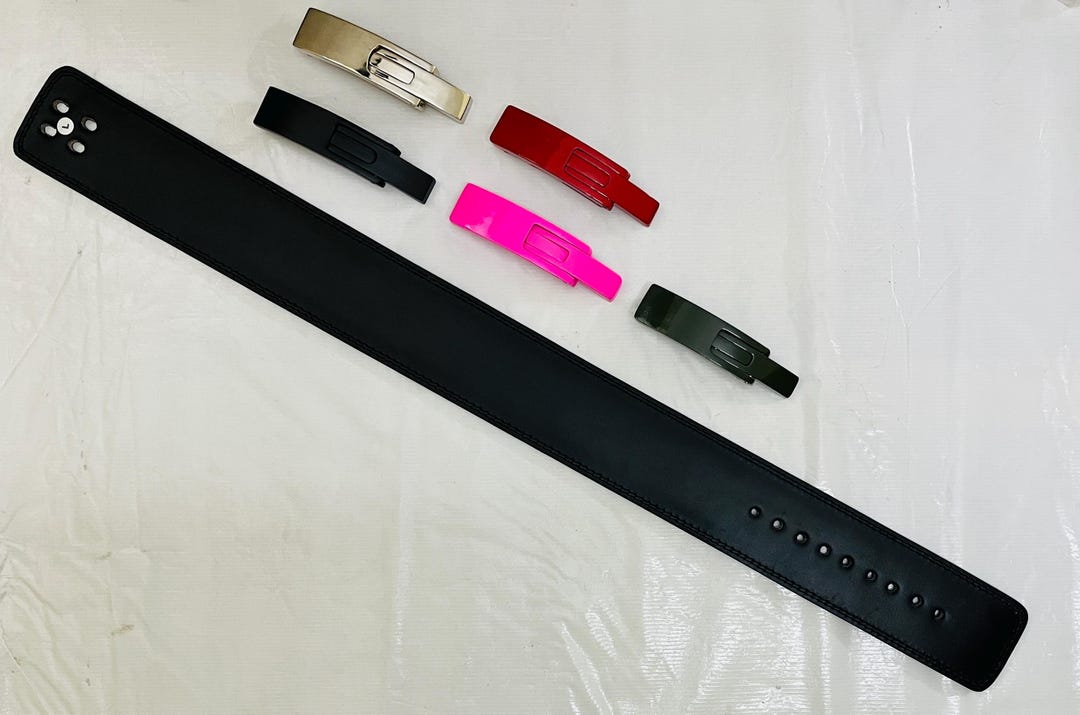 Customizable Black Lever Belt, Gym Lever Belt, Powerlifting Belt ...
