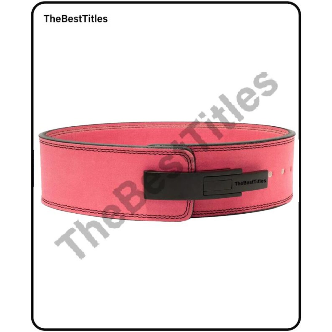 Pink Lever Belt TBT, Gym Lever Belt, Powerlifting Belt, Weightlifting ...