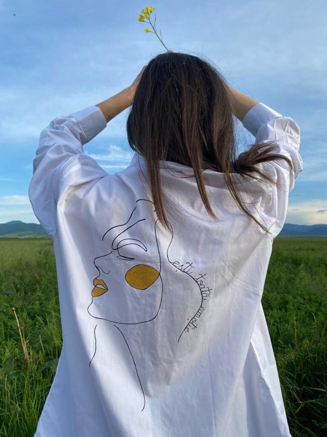 Men's Shirts Painted With Emotion and Poetry for Woman - Etsy