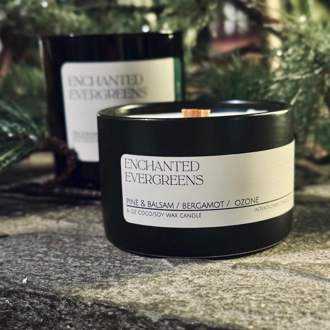 Enchanted Evergreens I Clean-burning Vegan Coco/soy Intention Candle & Wax Melts - Etsy
