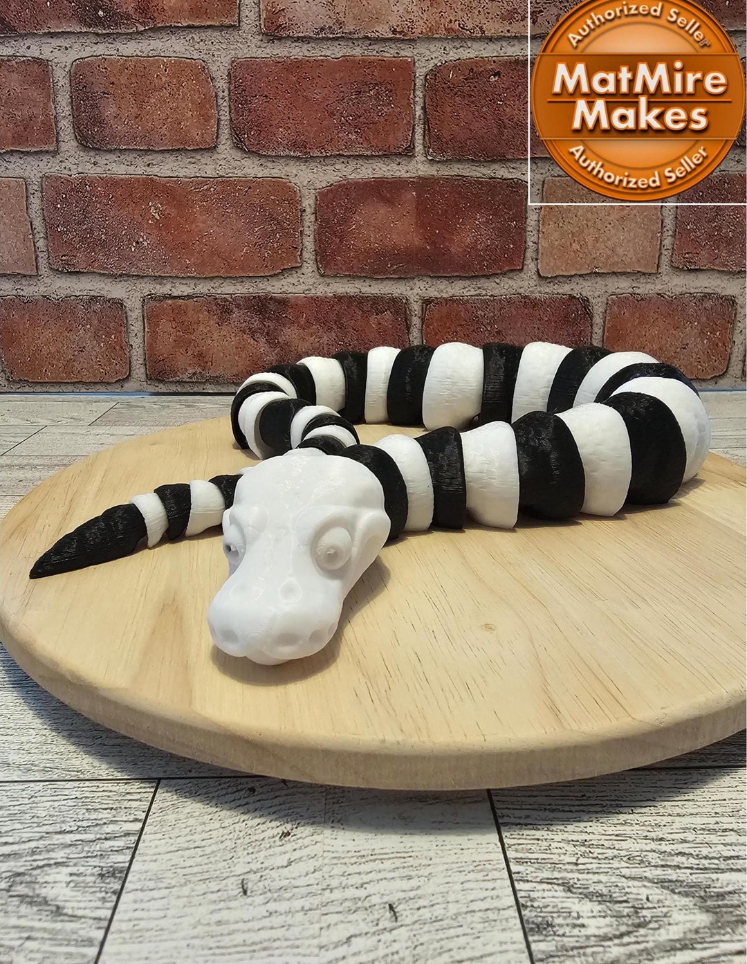 3D Printed Articulating Ball Python 24 Design by Matmire Makes ...