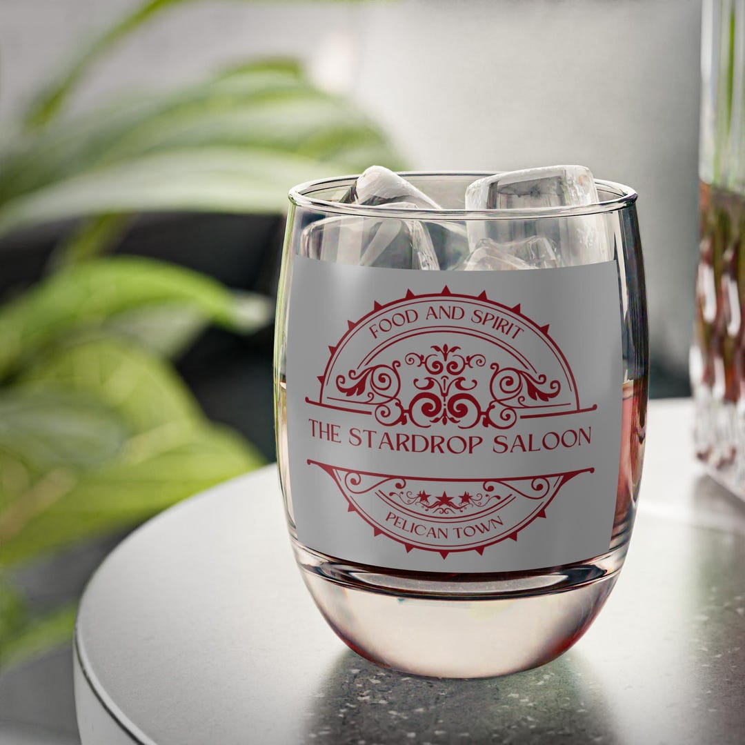Stardew Valley Stardrop Saloon Whiskey Glass - Etsy