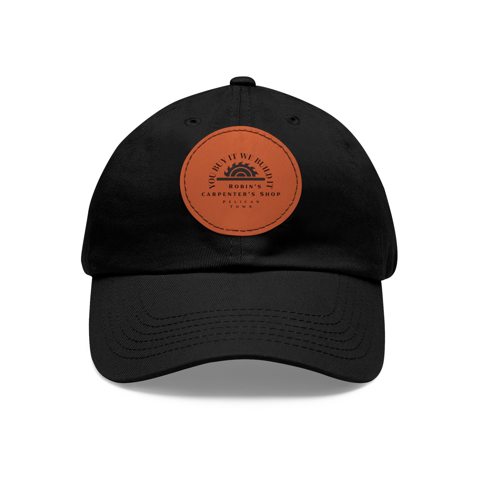 Stardew Valley Robin's Carpenter's Shop Hat With Leather Patch - Etsy
