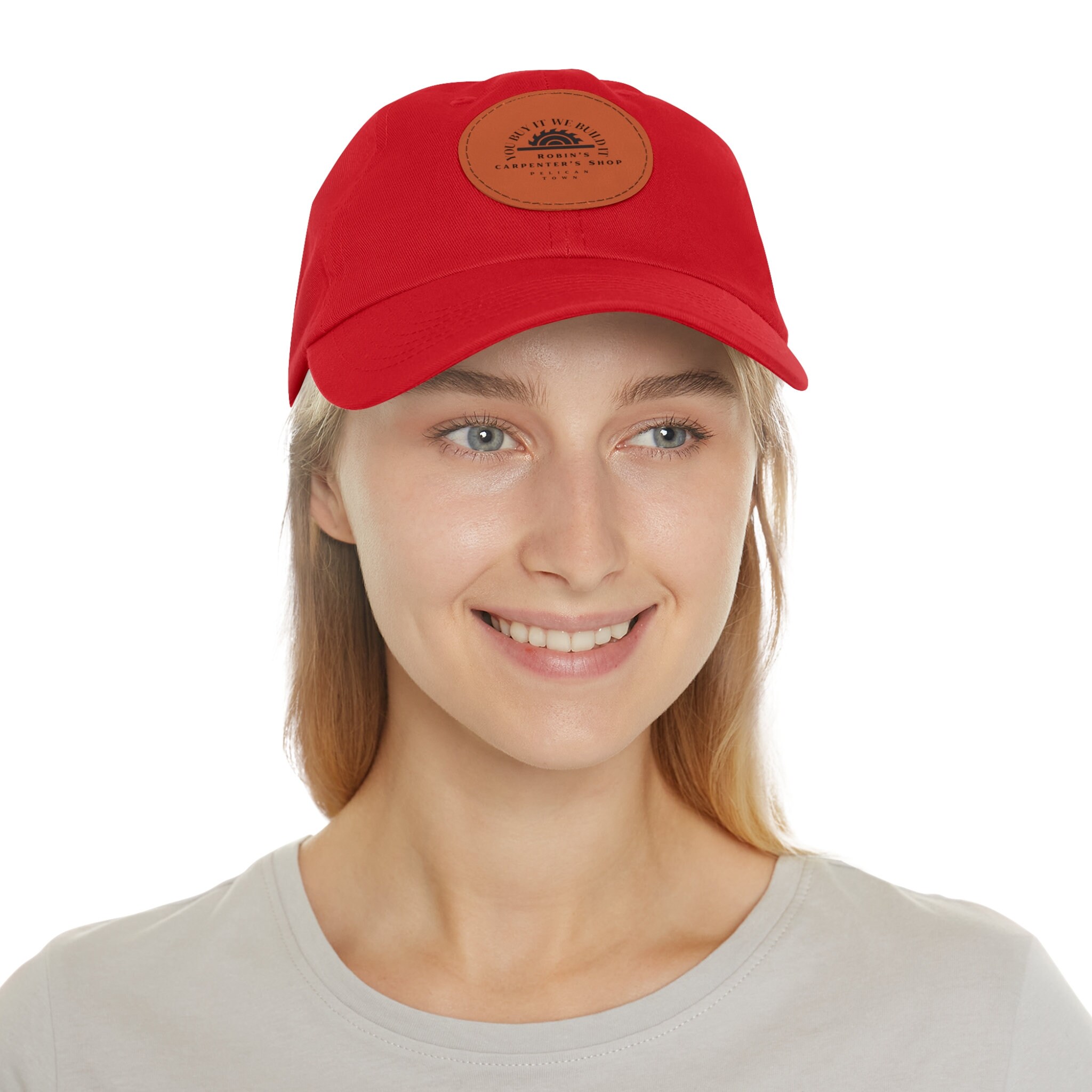 Stardew Valley Robin's Carpenter's Shop Hat With Leather Patch - Etsy