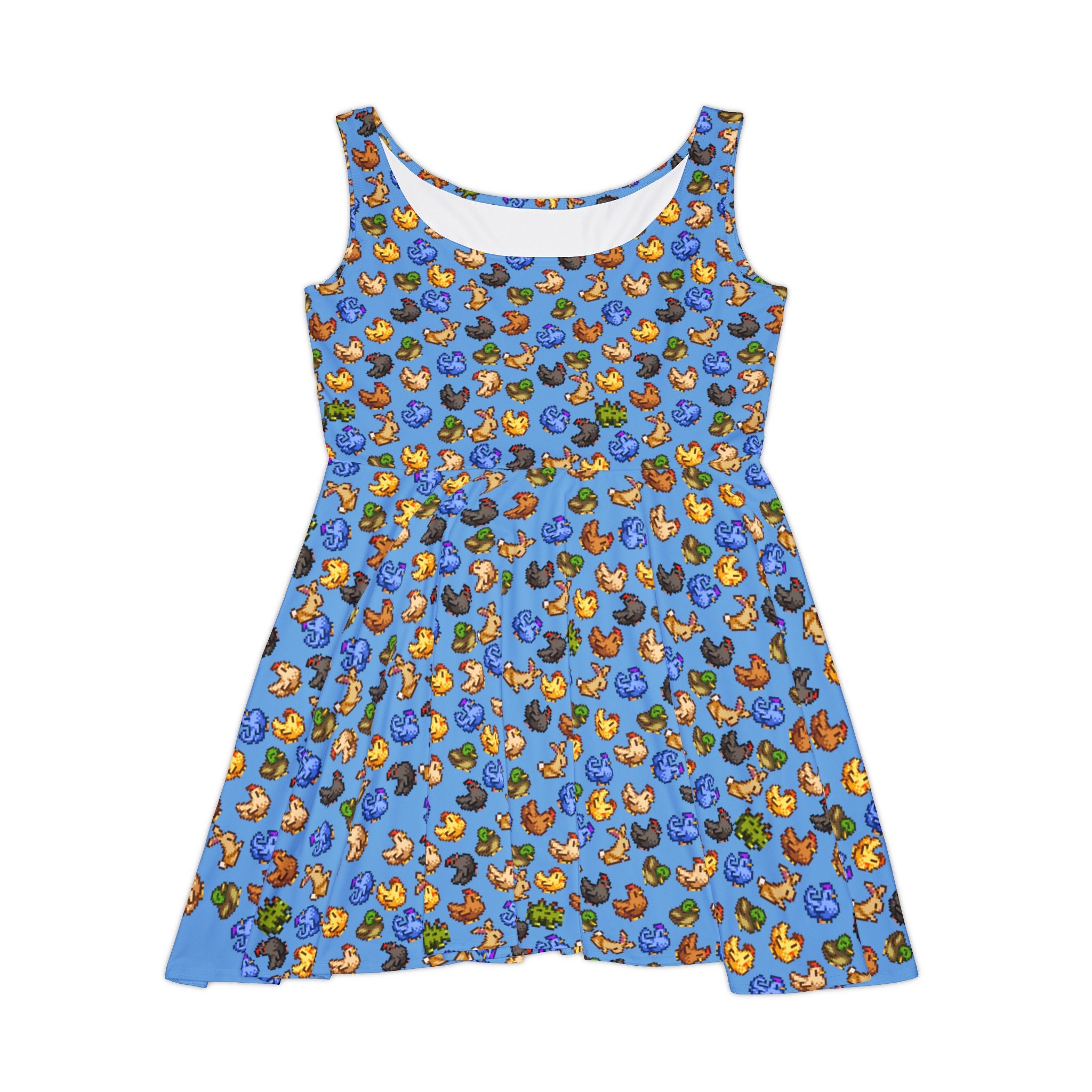 Stardew Valley Farm Animals Women's Skater Dress - Etsy
