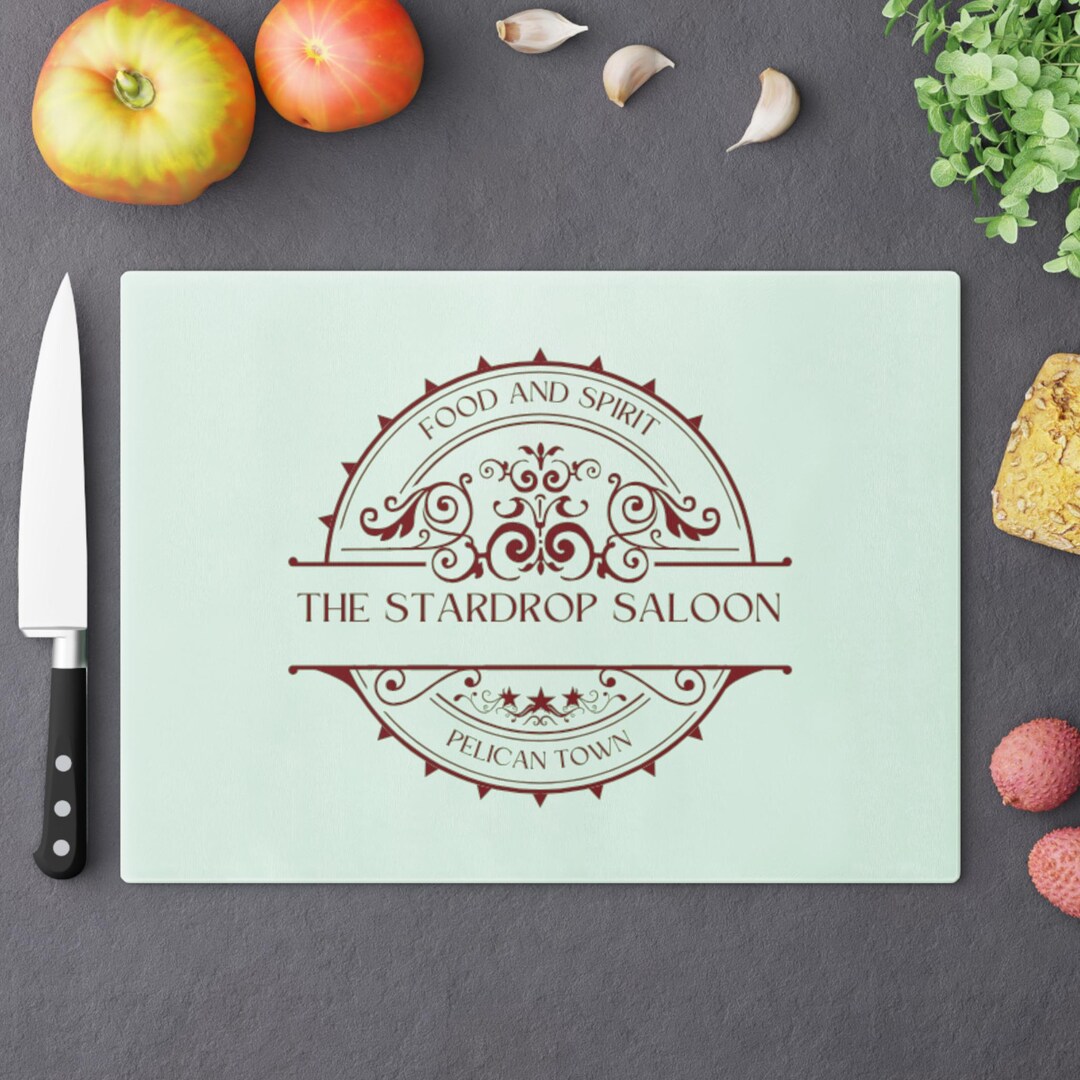 Stardew Valley Stardrop Saloon Cutting Board - Etsy
